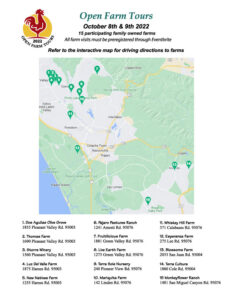 Printable Map – Open Farm Tours
